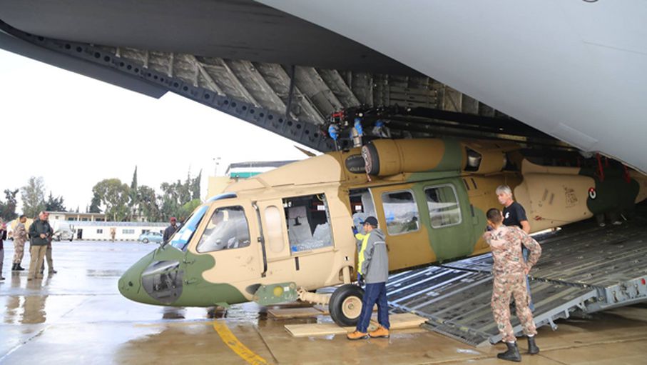 Jordan Stacks Up on New Black Hawk Helicopters...