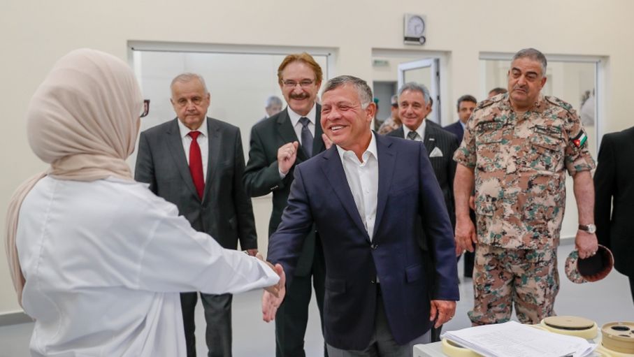 King Visits JADARA Equipment, Defence Systems Factory...
