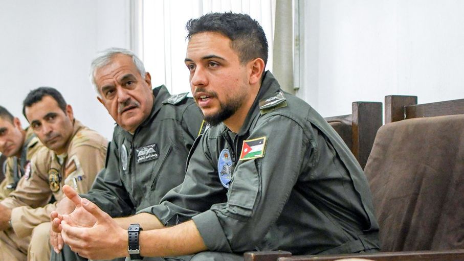 Crown Prince Visits Muwaffaq Salti Airbase...