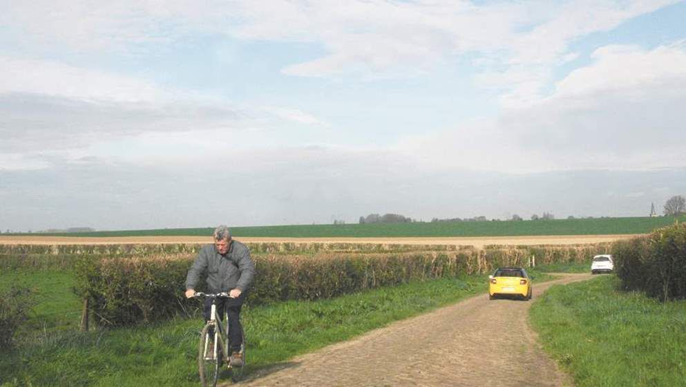 Riders prepare to wrestle in the mud at mythical Paris-Roubaix...