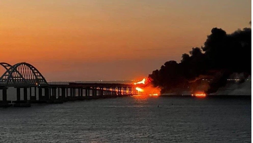 Russia says 3 killed in Crimea bridge blast, army leadership c...