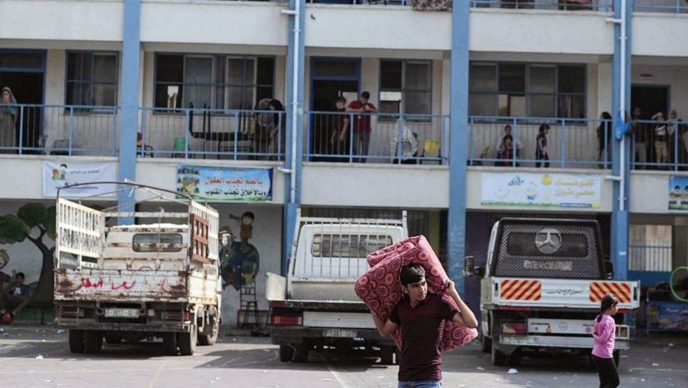 UNRWA provides shelter for 700,000 displaced in Gaza...