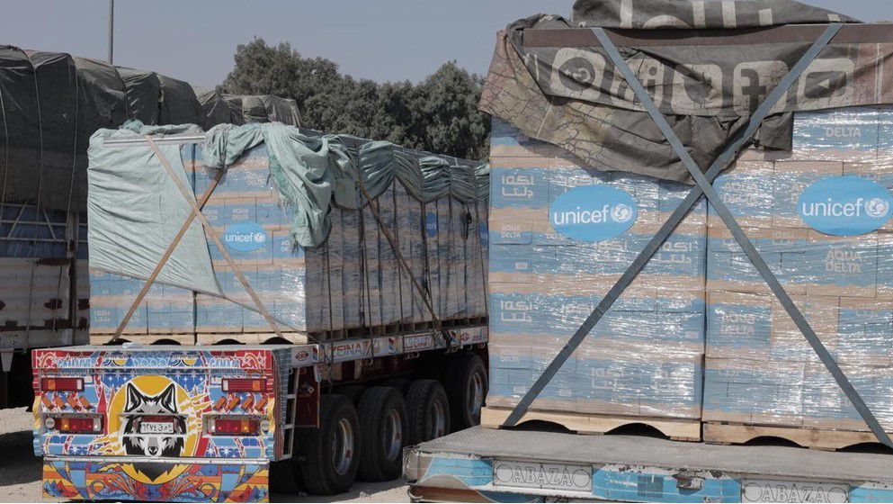 UNICEF delivers 44,000 bottles, but Gaza needs water for 2.3m ...