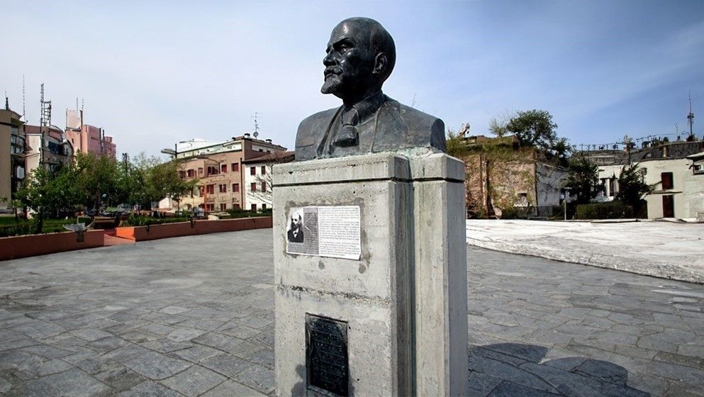 Lenin still has pride of place in a tiny Italian town...