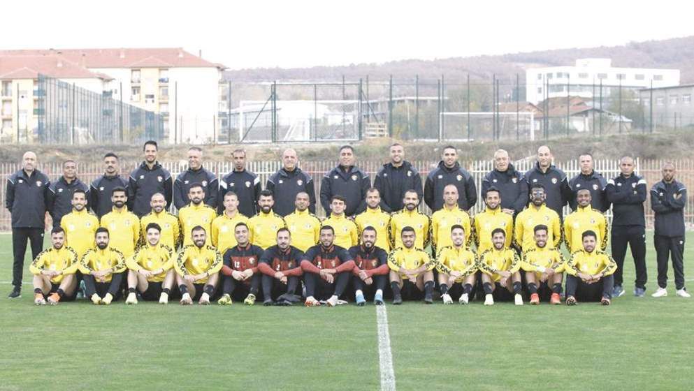 Al-Nashama land in Kosovo for exhibition game...