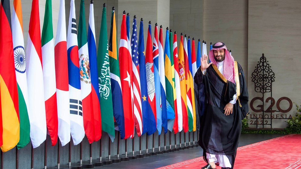 Saudi crown prince courts Asia starting at G20...
