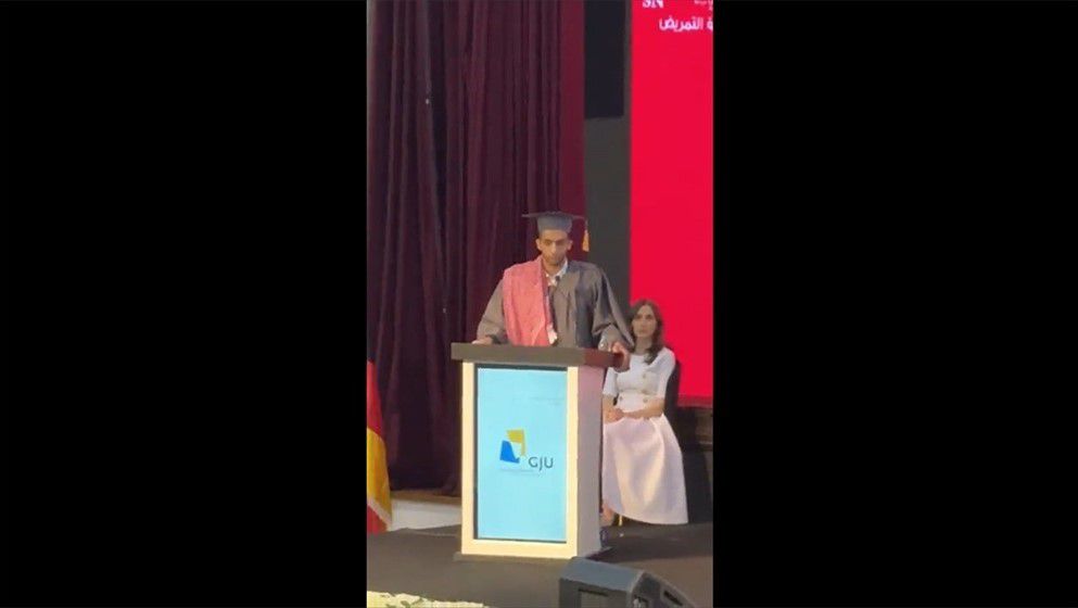 GJU graduate criticizes German government’s stance on Gaza...