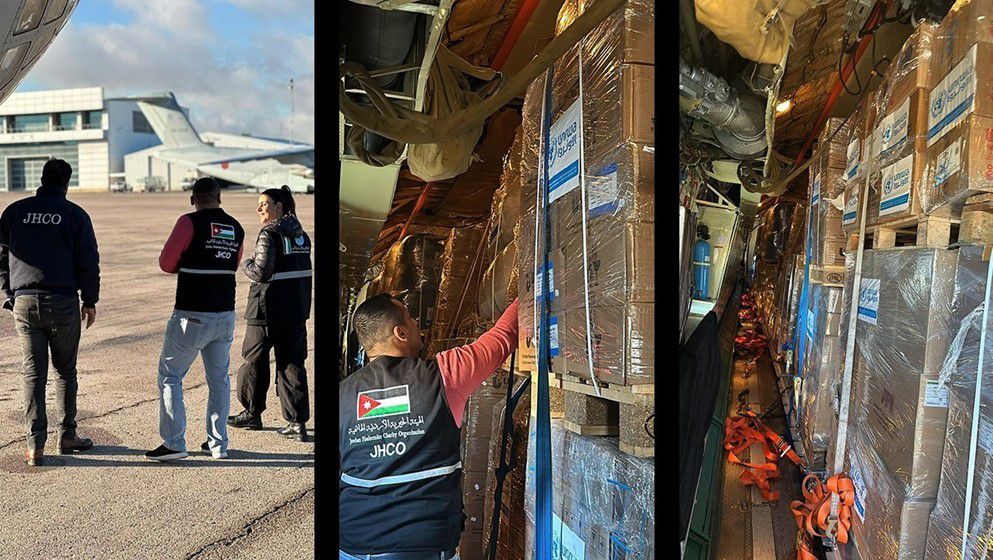 JHCO sends 25 planes, 8 airdrops, 133 trucks of aid to Gaza...
