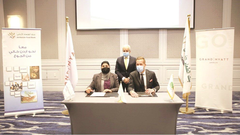 Grand Hyatt Amman signs collaboration agreement with Jordan Fo...