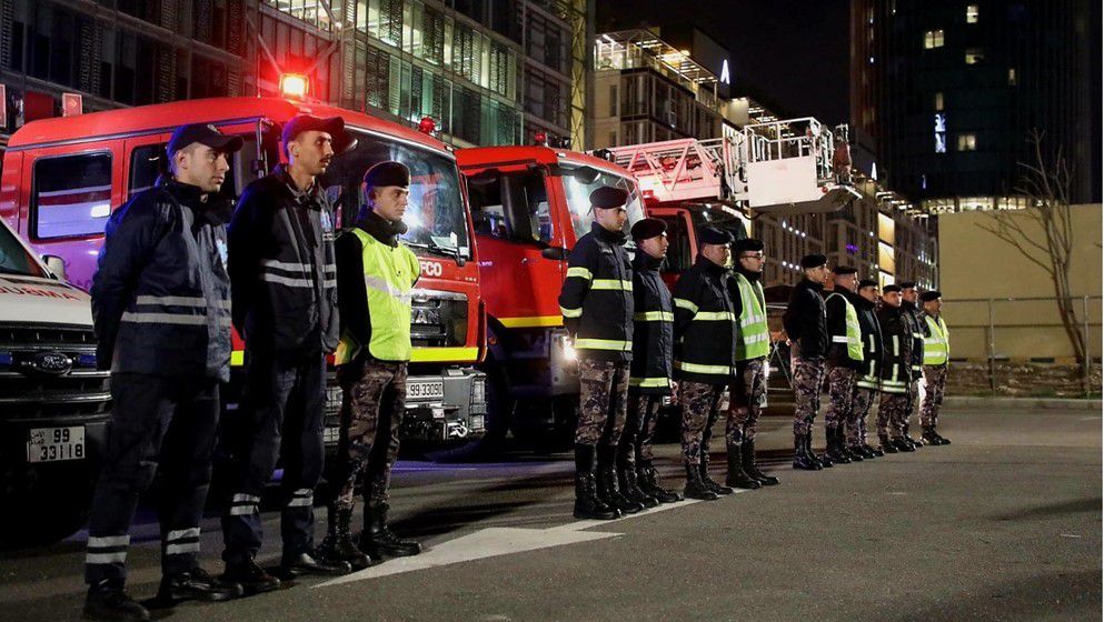 Jordan’s national safety drill tests earthquake response...