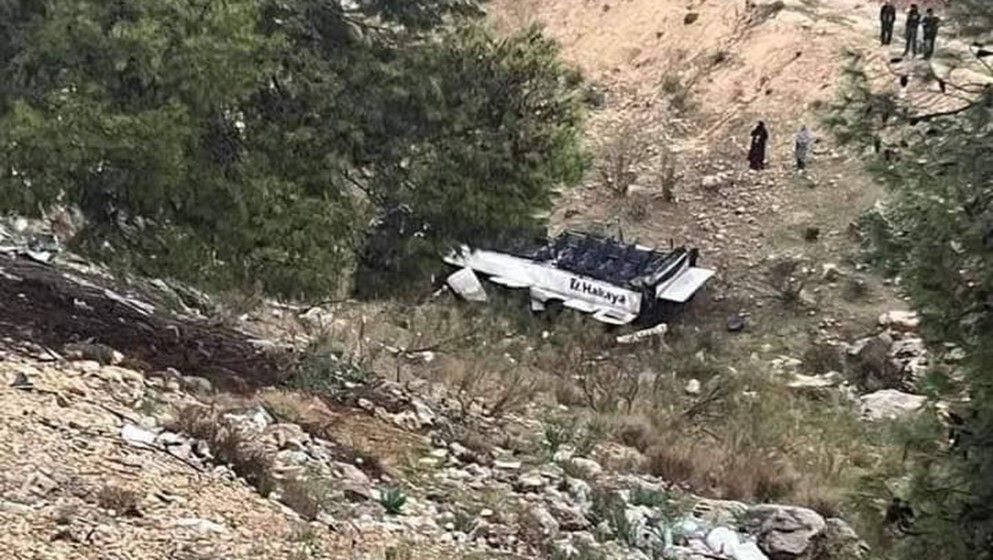 Bus tragedy claims 5 lives, 35 injuries Investigation underway...