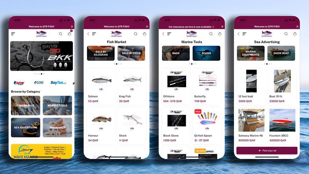 Al-Kuwari unveils first marine app for buying fishing gear glo...