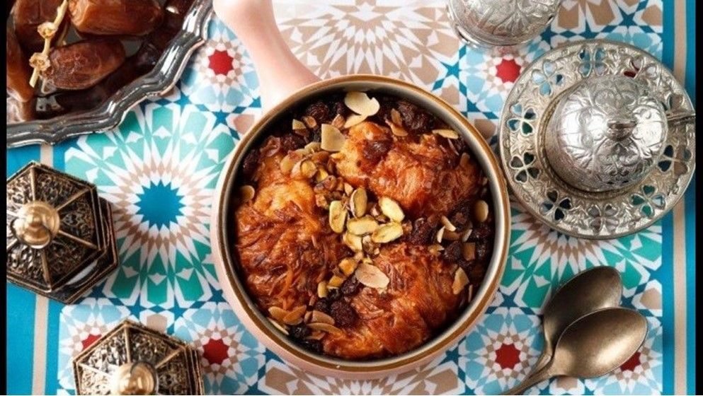 Om Ali Dessert with Puff Pastry and Nuts...