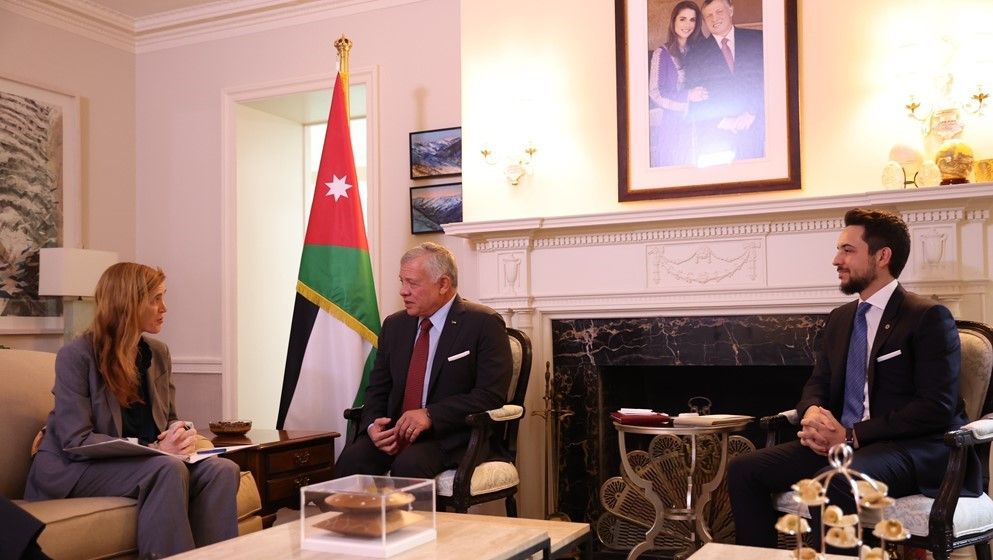 King meets USAID administrator...