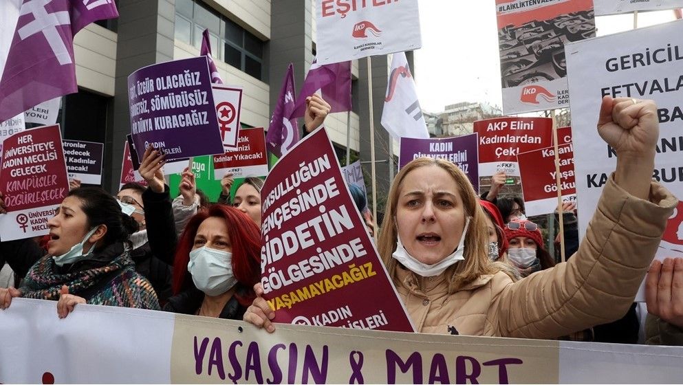 'Make their voices heard': Turkish women fight femicide...
