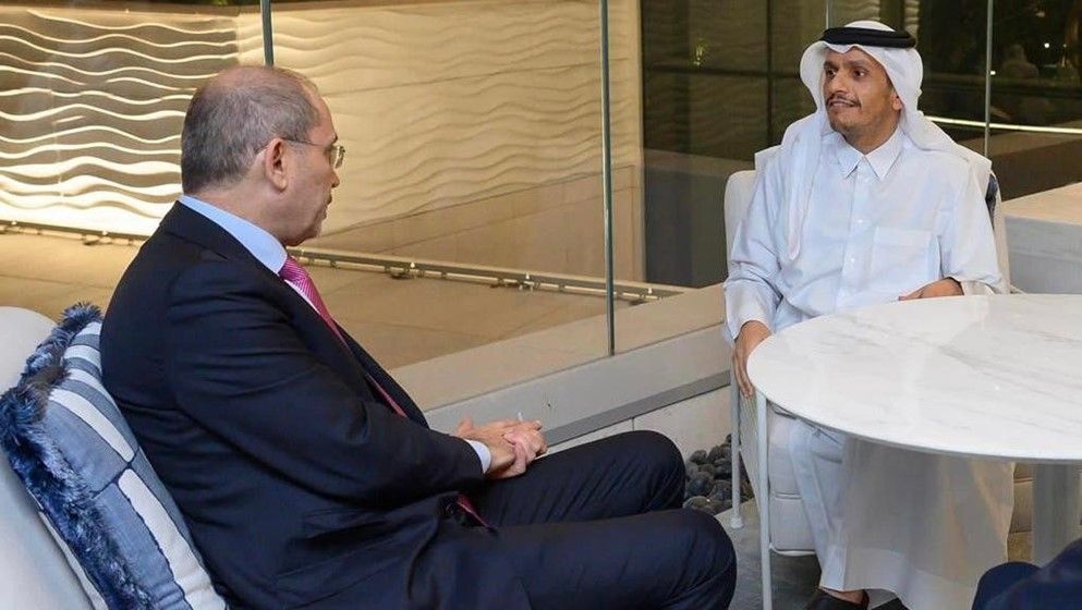 FM meets Qatari prime minister, foreign minister in Doha...