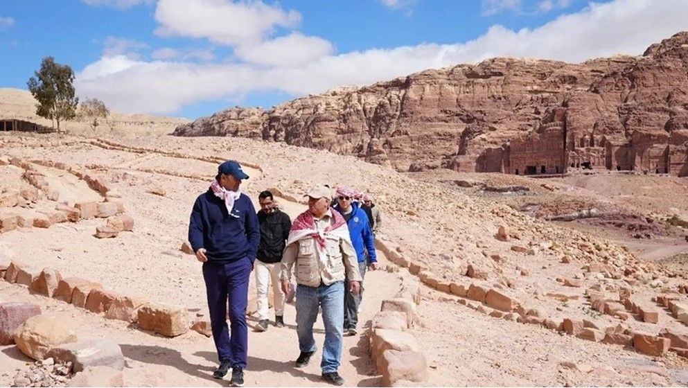 Chelsea President Visits Petra...