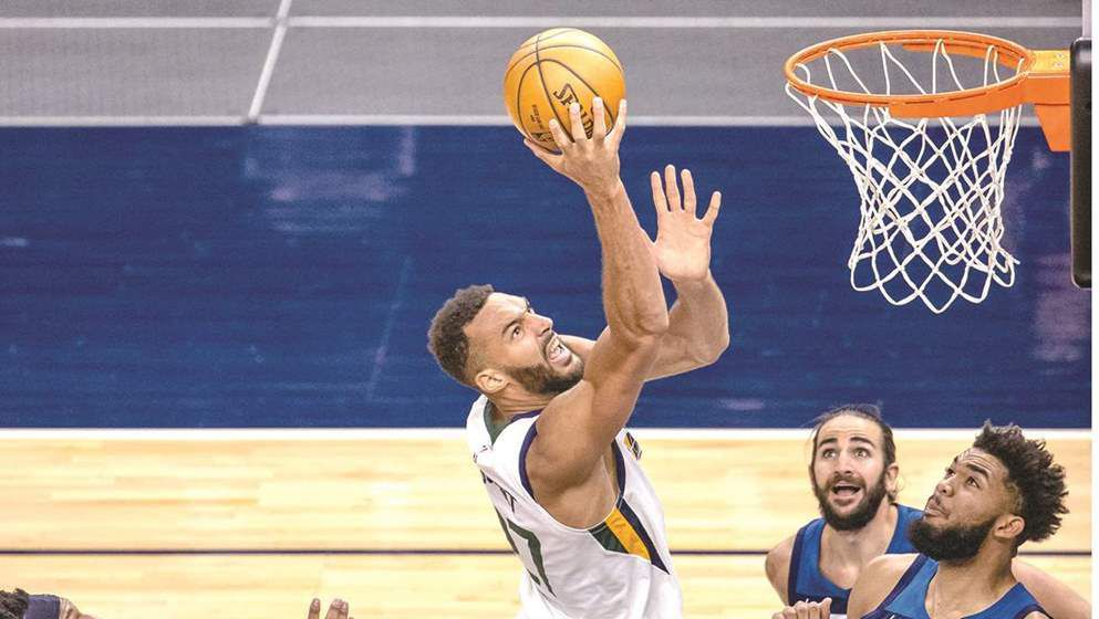T-Wolves defeat Jazz in final seconds to sweep season series...