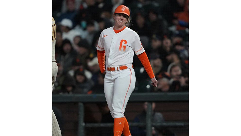 First woman on-field coach makes Major League Baseball history...