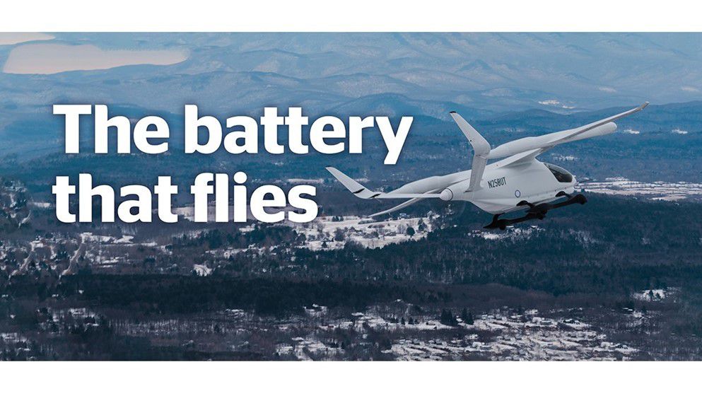 The battery that flies...
