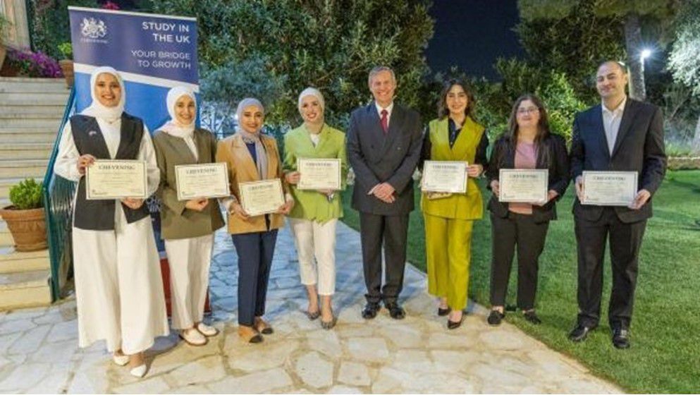 British Ambassador welcomes Chevening Scholars in Amman...