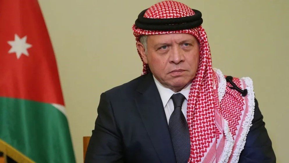 King Attends Flag-Raising Ceremony on Jordanian National Flag ...