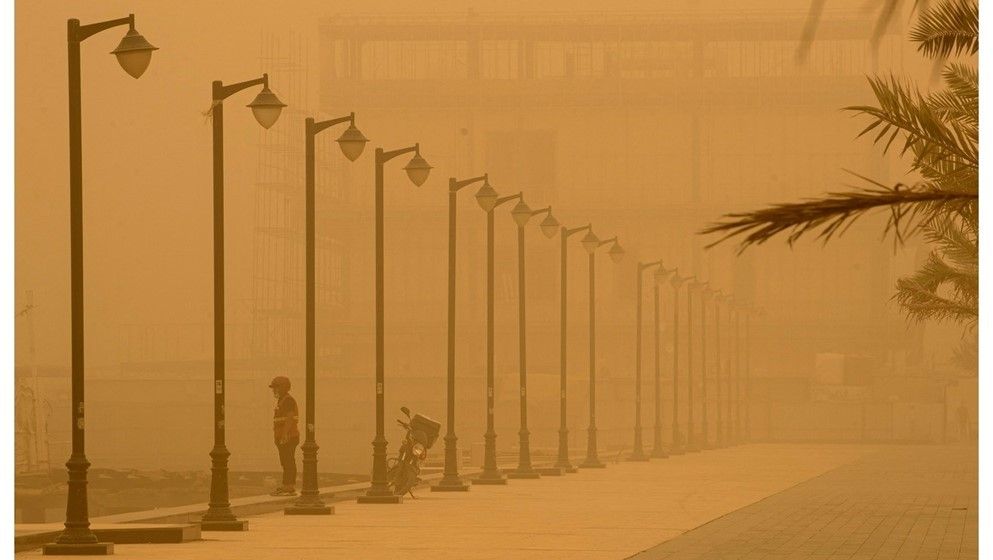 Middle East dust storms forewarn the climate apocalypse...