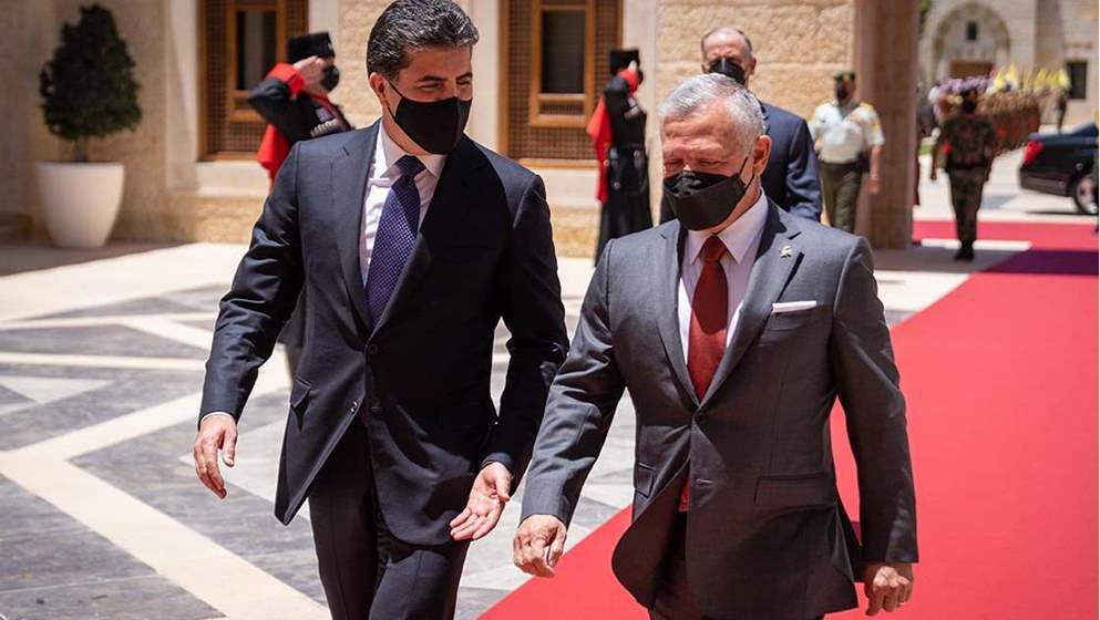 King receives president of Kurdistan Region in Iraq...