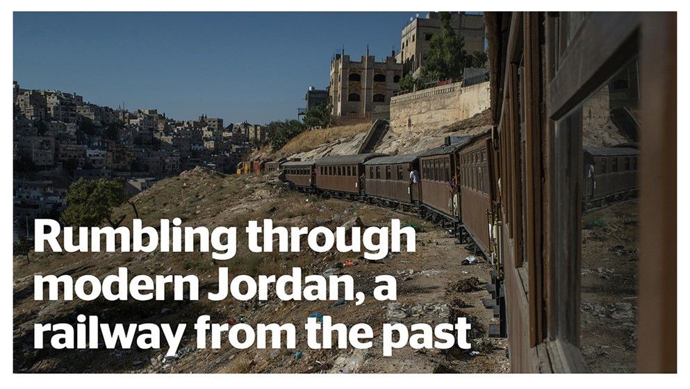 Rumbling through modern Jordan, a railway from the past...