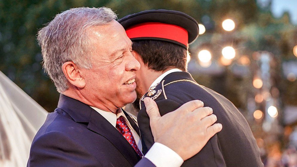 His Majesty and HRH Crown Prince receive cables for Royal wedd...