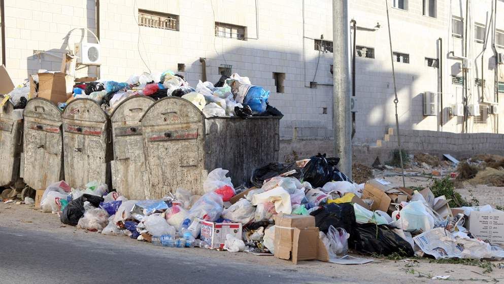Jordan ‘produces 10,000 tonnes of waste daily’...
