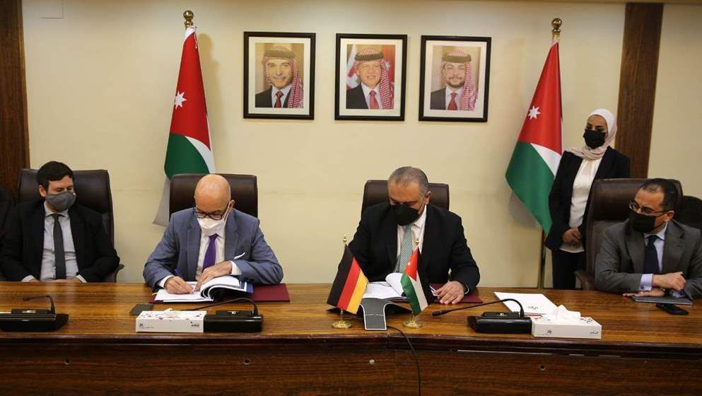 Jordan, Germany sign 89 million euro agreement...