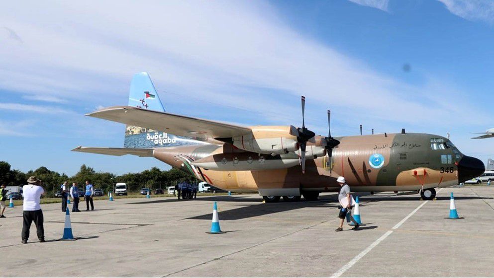 Royal Air Force participates in UK air show...