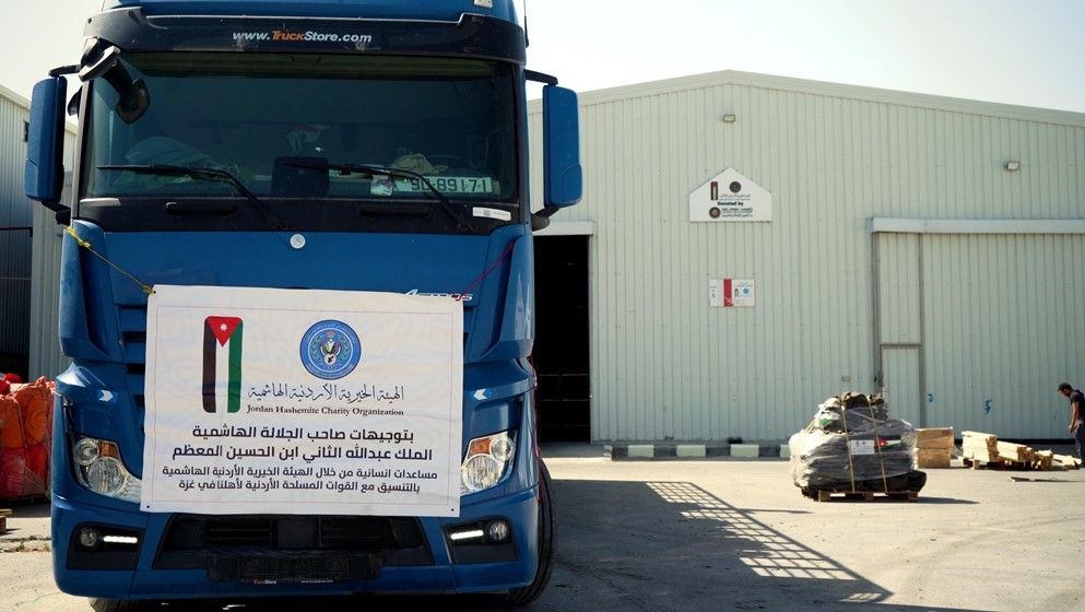 50-truck aid convoy heads to North Gaza...