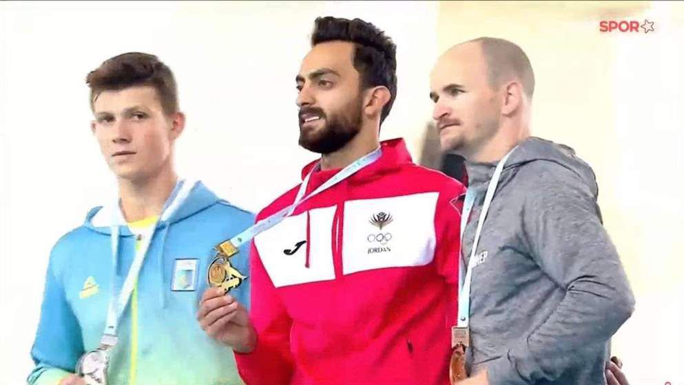 Princess Rahma congratulates Ahmed Abu Al-Saud for winning gym...