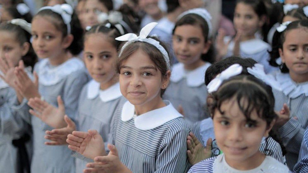 550,000 Palestinian refugee children return to UNRWA schools...