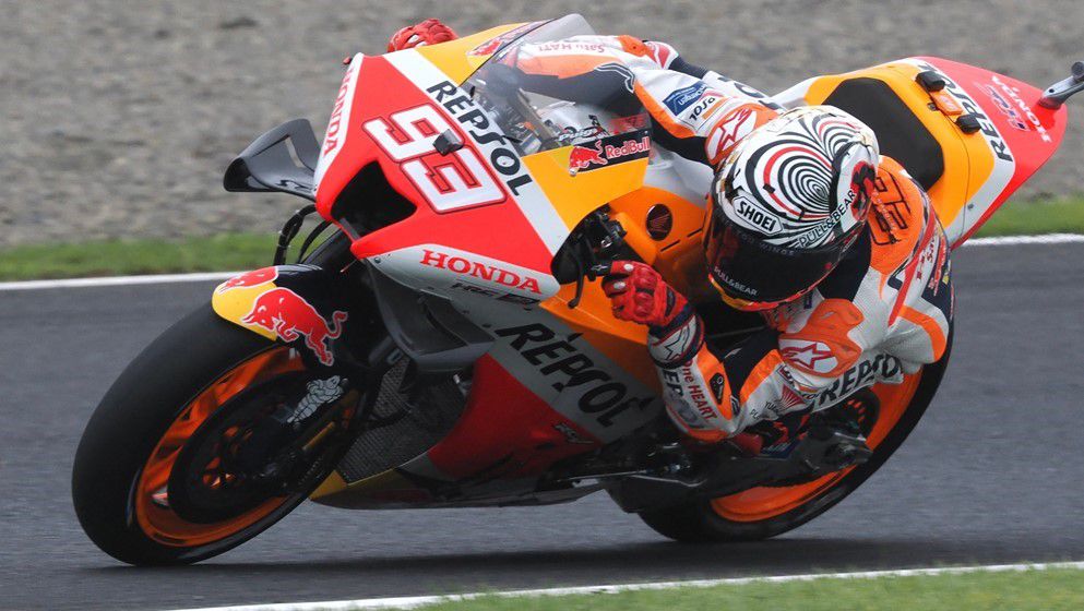 Marquez takes first pole in three years at storm-hit Japanese ...